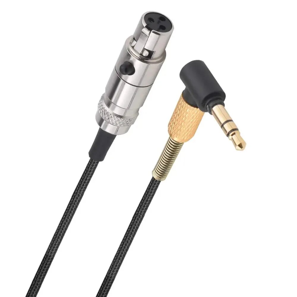 Мини XLR 3-контактный сменный Плетеный удлинитель кабеля OFC для iSK HP-980 HD-9999 наушников