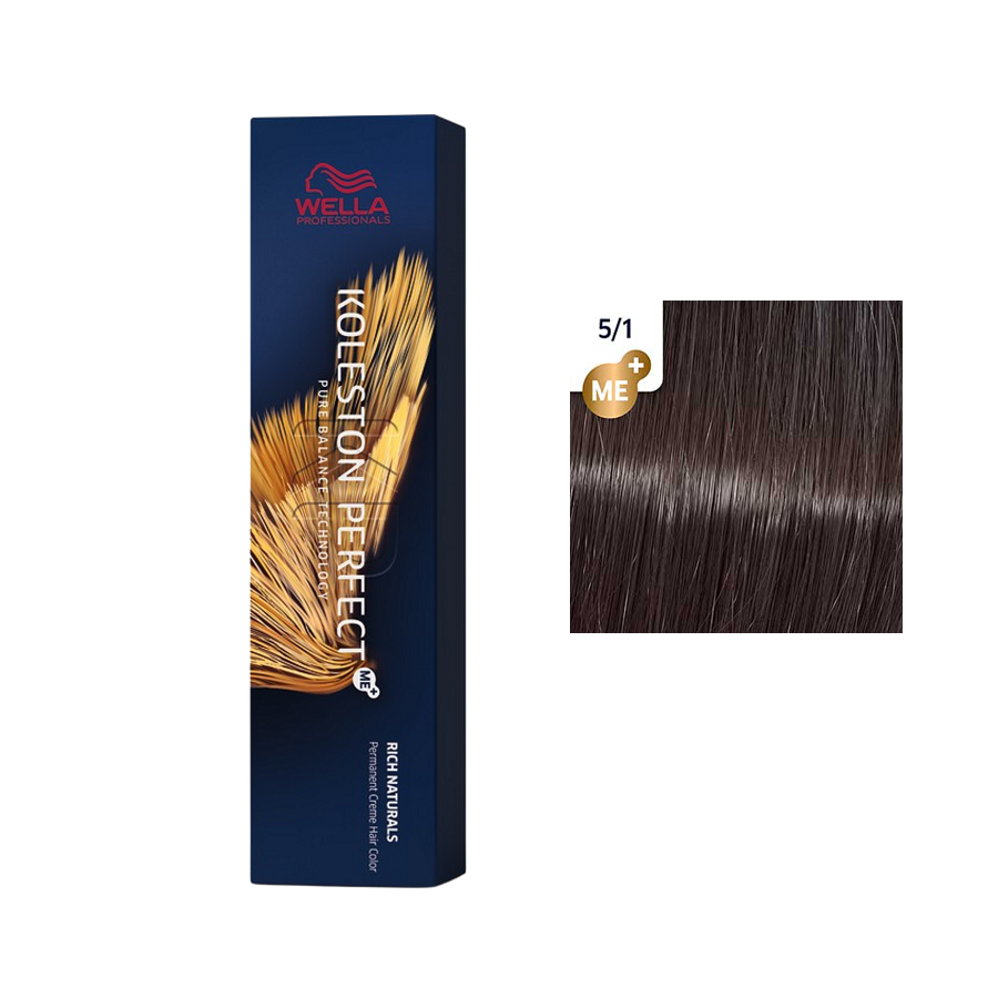 Wella Koleston Perfect ME+ 5/1 - Стойкая краска шоколадное джелато 60 мл
