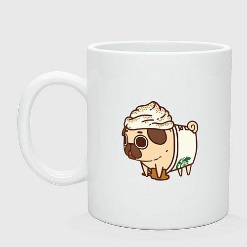 Сладкий мопс Керамическая кружка