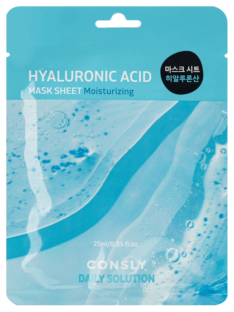 Тканевая маска для лица Consly, с гиалуроновой кислотой, 25мл