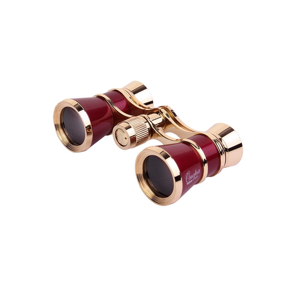 Бинокль Театральный Veber Opera Бгц 3X25 Красный/золотой