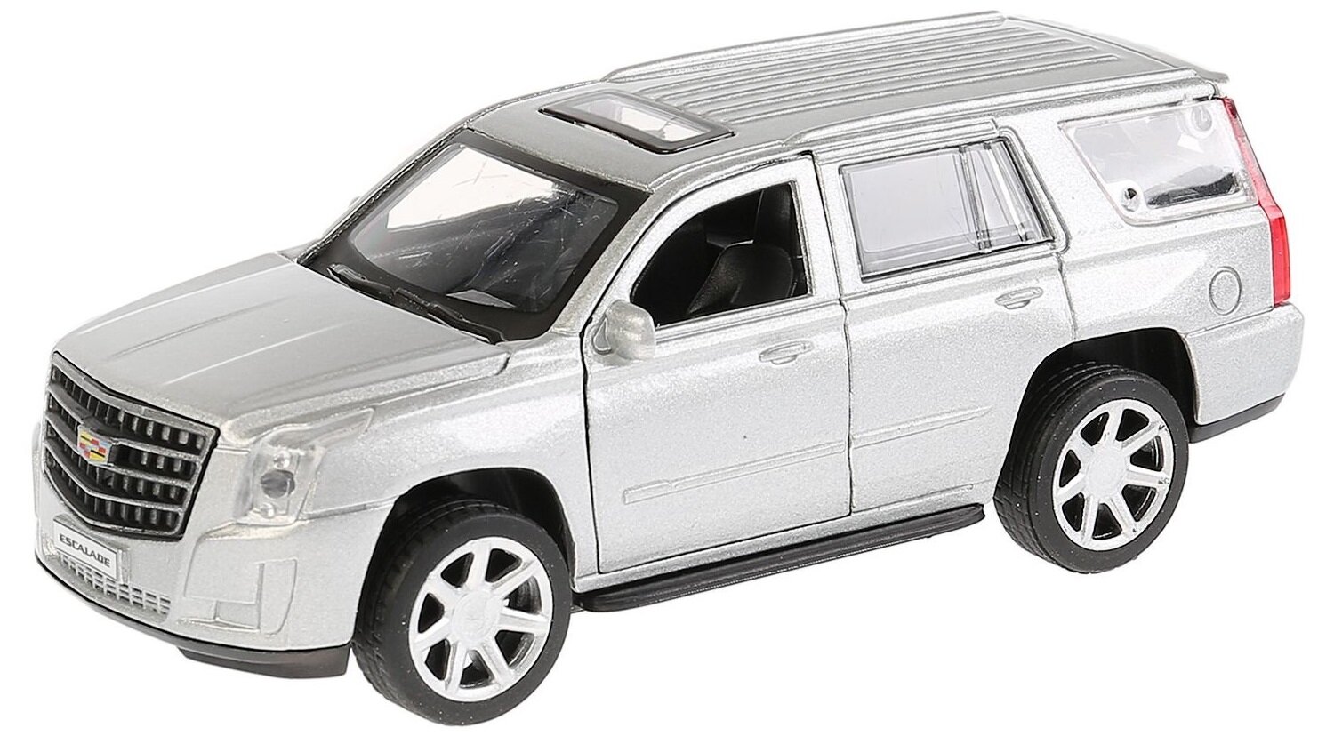 Модель машины Технопарк Cadillac Escalade, серебристая, инерционная ESCALADE-SL
