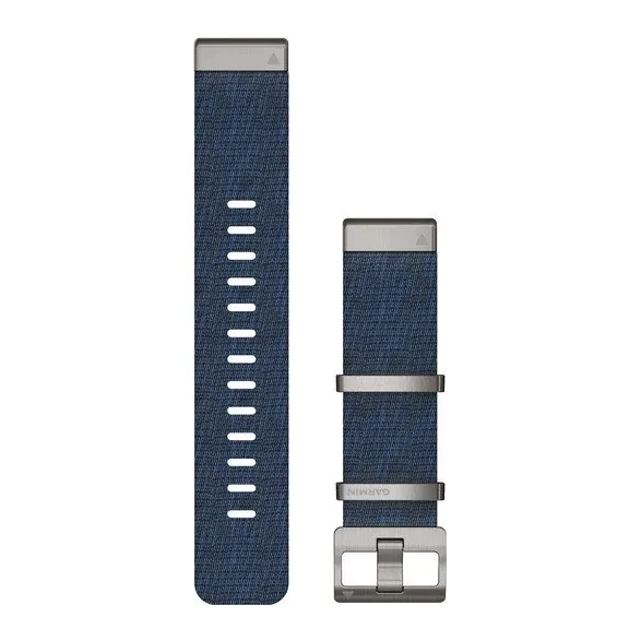 QuickFit 22 Watch Straps Jacquard-weave Nylon Strap – Indigo 010-12738-02