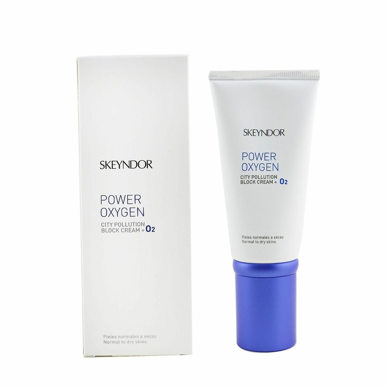SKEYNDOR Кислородный крем для сухой и нормальной кожи POWER OXYGEN City Pollution Block Cream+ O2 Normal to dry skins, 50 мл