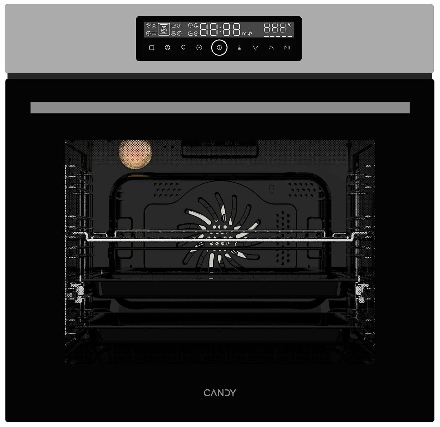 Электрический духовой шкаф Candy COXT12LATBX, 78 л, 310°C, AirFry, режим пицца