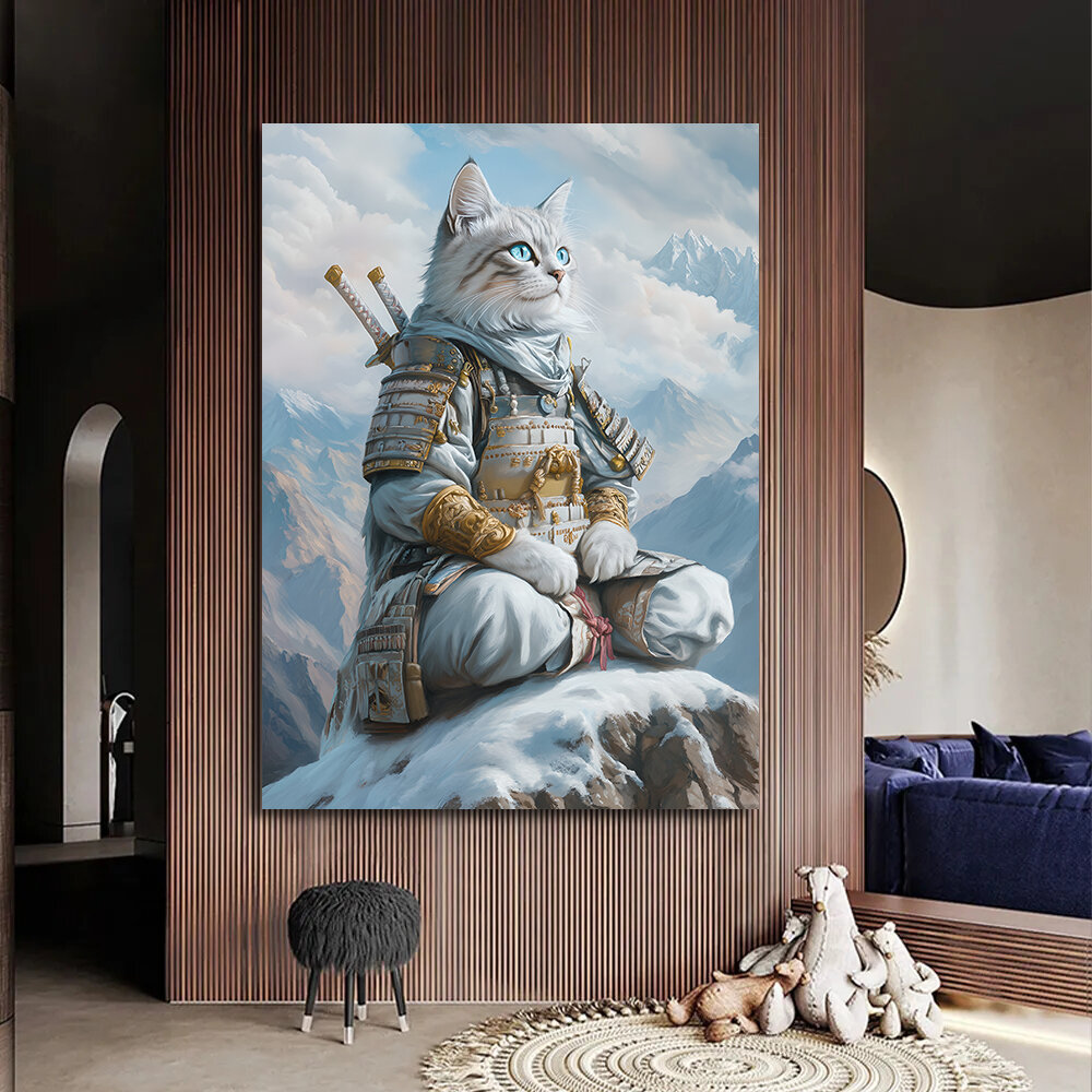 Коты / Япония, картина с котом / на стену, 40х60 см.