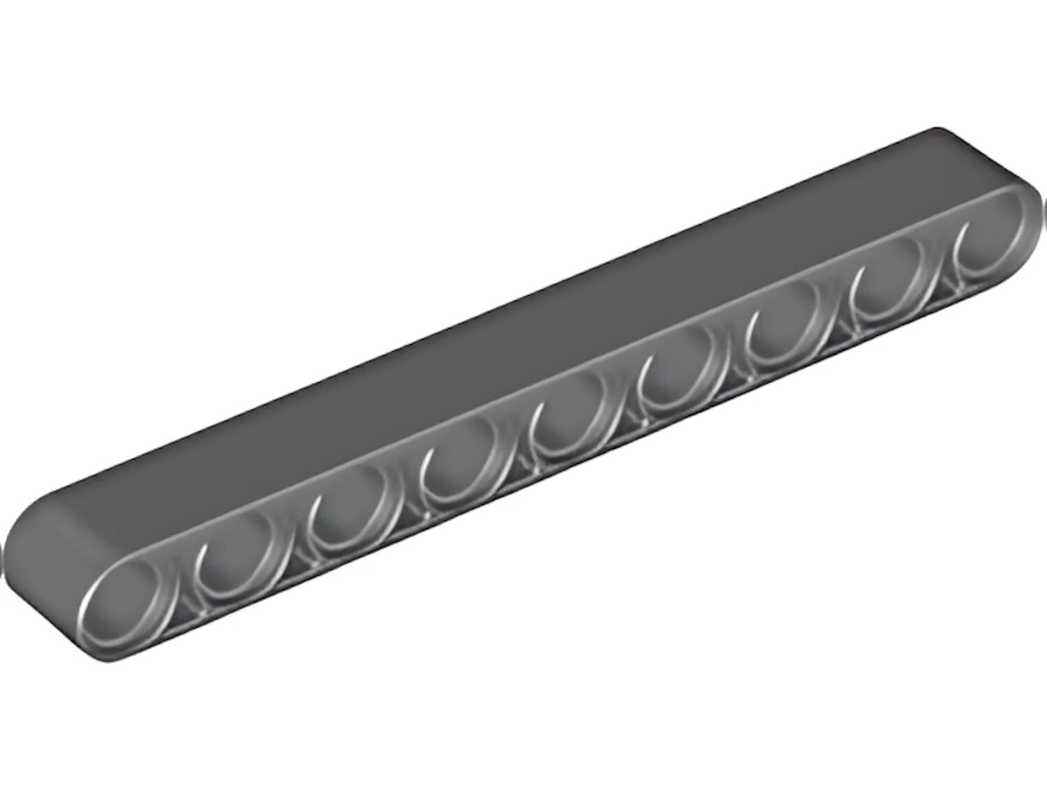 Деталь LEGO Technic, Liftarm Thick 1 x 9 40490 Dark Bluish Gray U