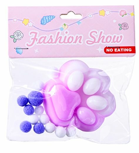 Таба лапка игрушка-антистресс Mazari "Лапки цветные" 1 штука, 6,5*7см, ассорти