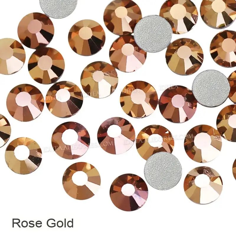Стразы Rose Gold SS20, 1440шт
