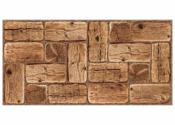 Сосновый сруб Панель ПВХ Бревна 960x479 мм (10)