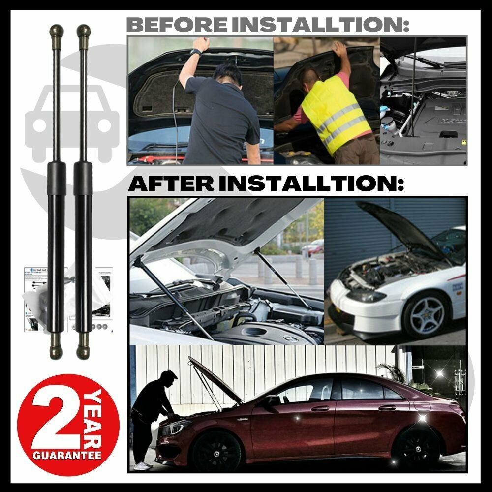 Универсальный Газлифт мебельный Газовые упоры для Шевроле Аvео T300 2012-2020 "Амортизаторы" (2 шт)