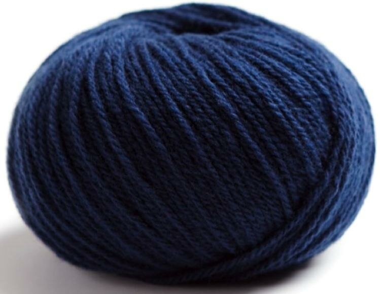 Como /Комо/ пряжа Lamana (100% шерсть мериноса сверхлегкая), 25г/120м (11, marineblau (темно-синий), синий)