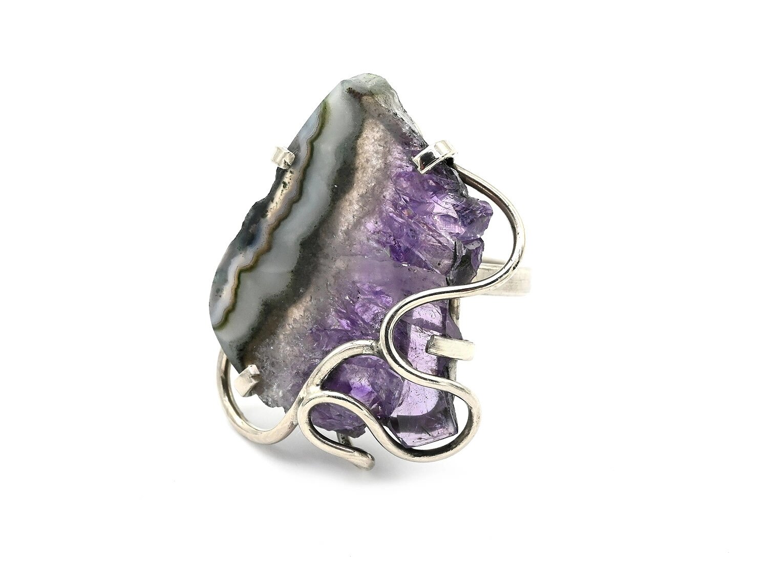 Кольцо, аметист