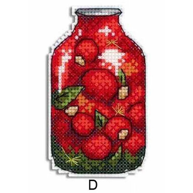 Набор для вышивки крестом Homfun Craft, магниты на холодильник BXT003D