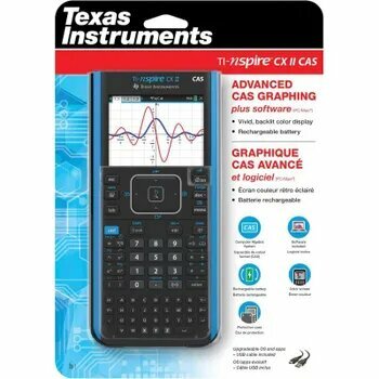 Графический калькулятор, Цветной графический калькулятор Texas Instruments TI-Nspire CX II CAS с программным обеспечением для студентов (PC/Mac)