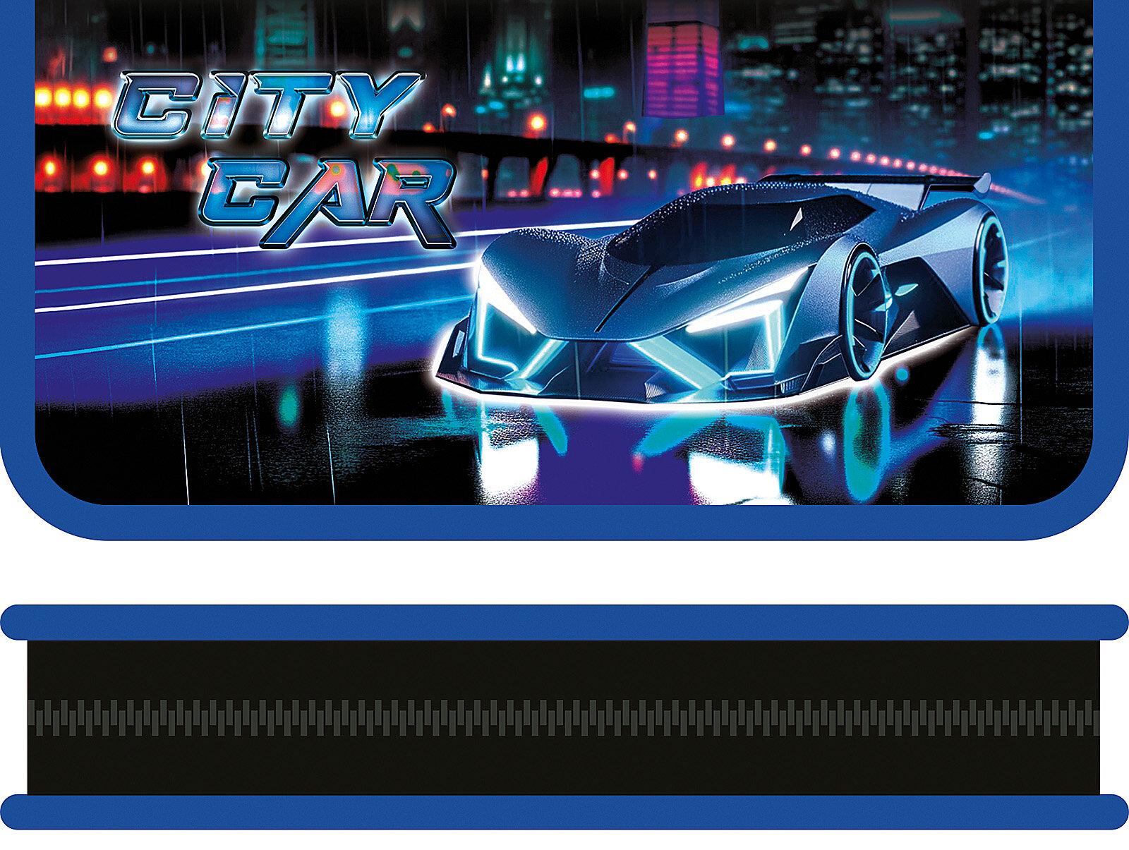 Пенал 1отд. средний City car 90х190мм пчелка ПО-03 (муж)