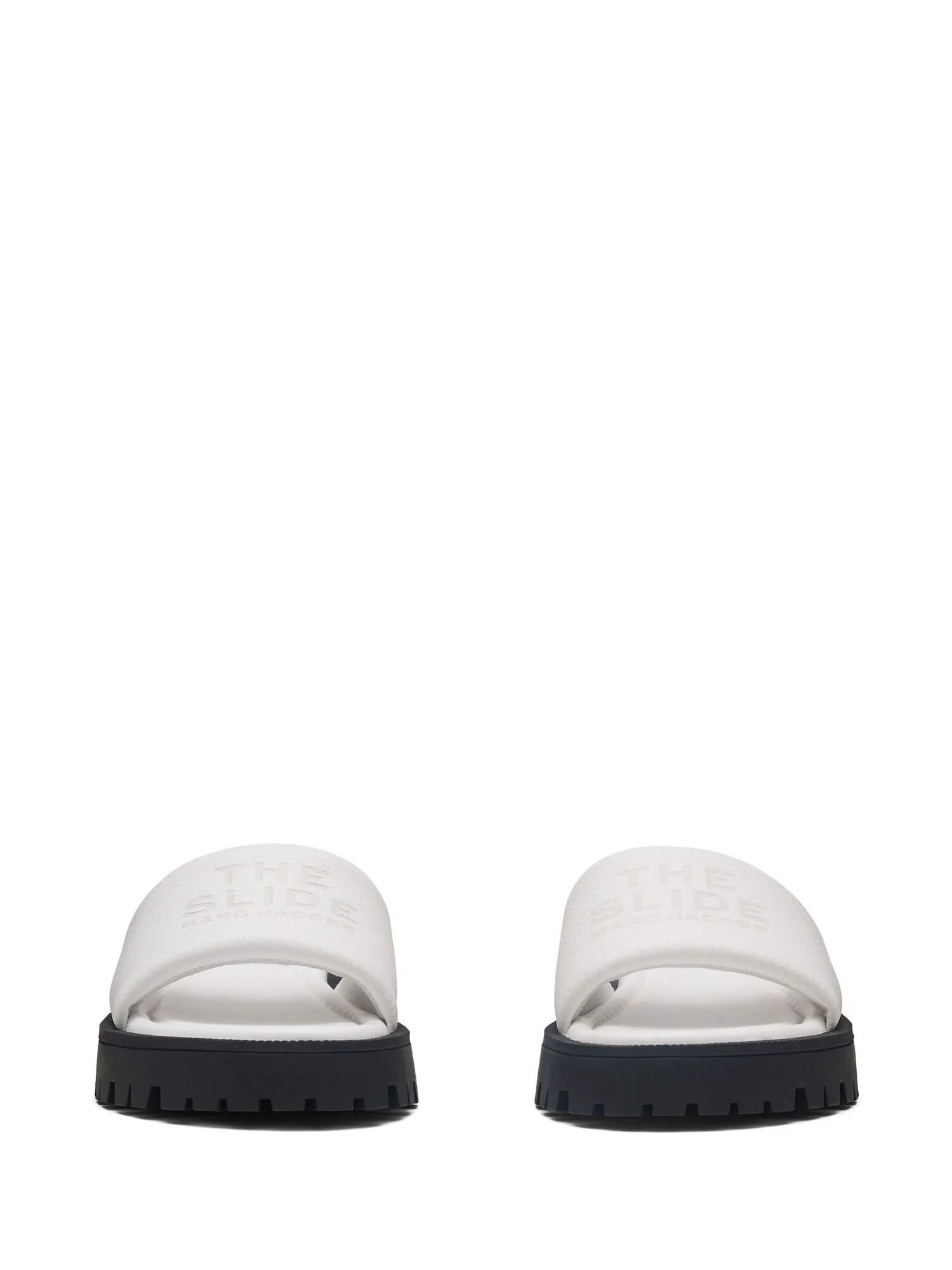 Шлёпанцы MARC JACOBS The Lug Sole, размер 36, бежевый/белый — фото 1