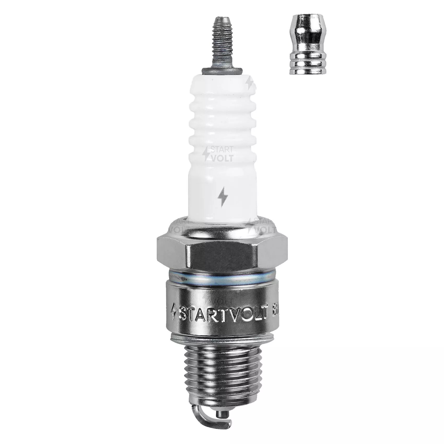 Свеча зажигания для а/м ГАЗ, УАЗ дв. 402 никель, ключ 21, зазор 0,5 (STARTVOLT)