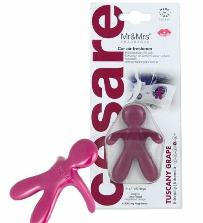 Mr&Mrs Fragrance Ароматизатор для автомобиля CESARE BLISTER винный TUSCANY GRAPE Тусканский виноград