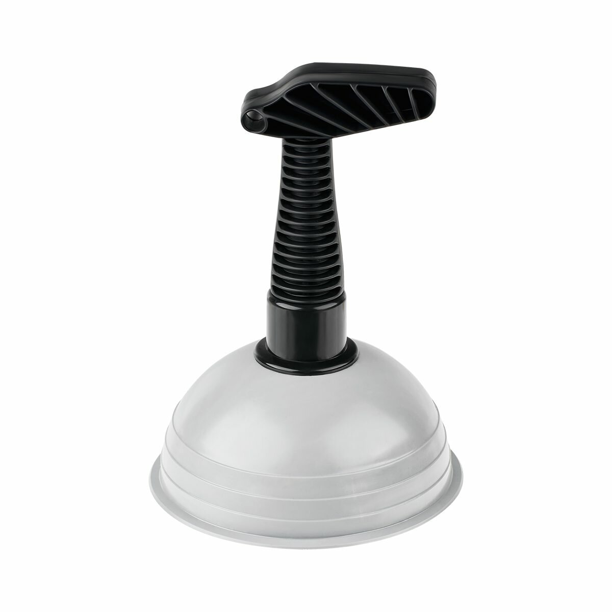 Вантуз OfficeClean для раковин и ванн, диаметр 13см, высота 17см, серый (378158)