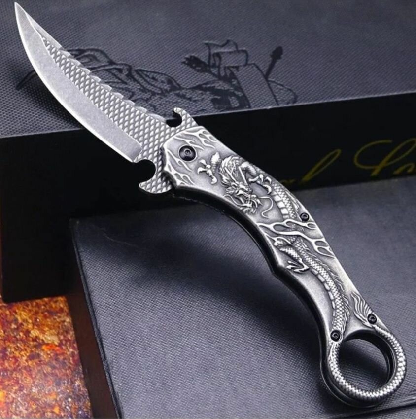 Нож складной Дракон 3D