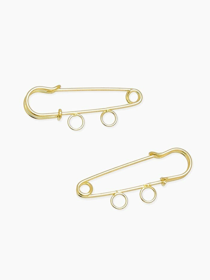 Булавка для подвесок PO-035, №01, 2 шт. 3.5×0.5 см, цвет золото