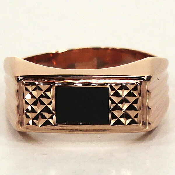 Перстень, красное золото, 585 проба, фианит