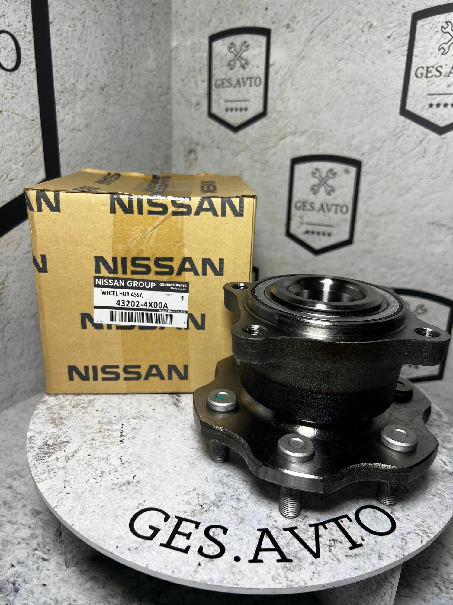 Ступица задняя Nissan 43202-4X00A Nissan Pathfinder (R51) OEM 43202-4X00A