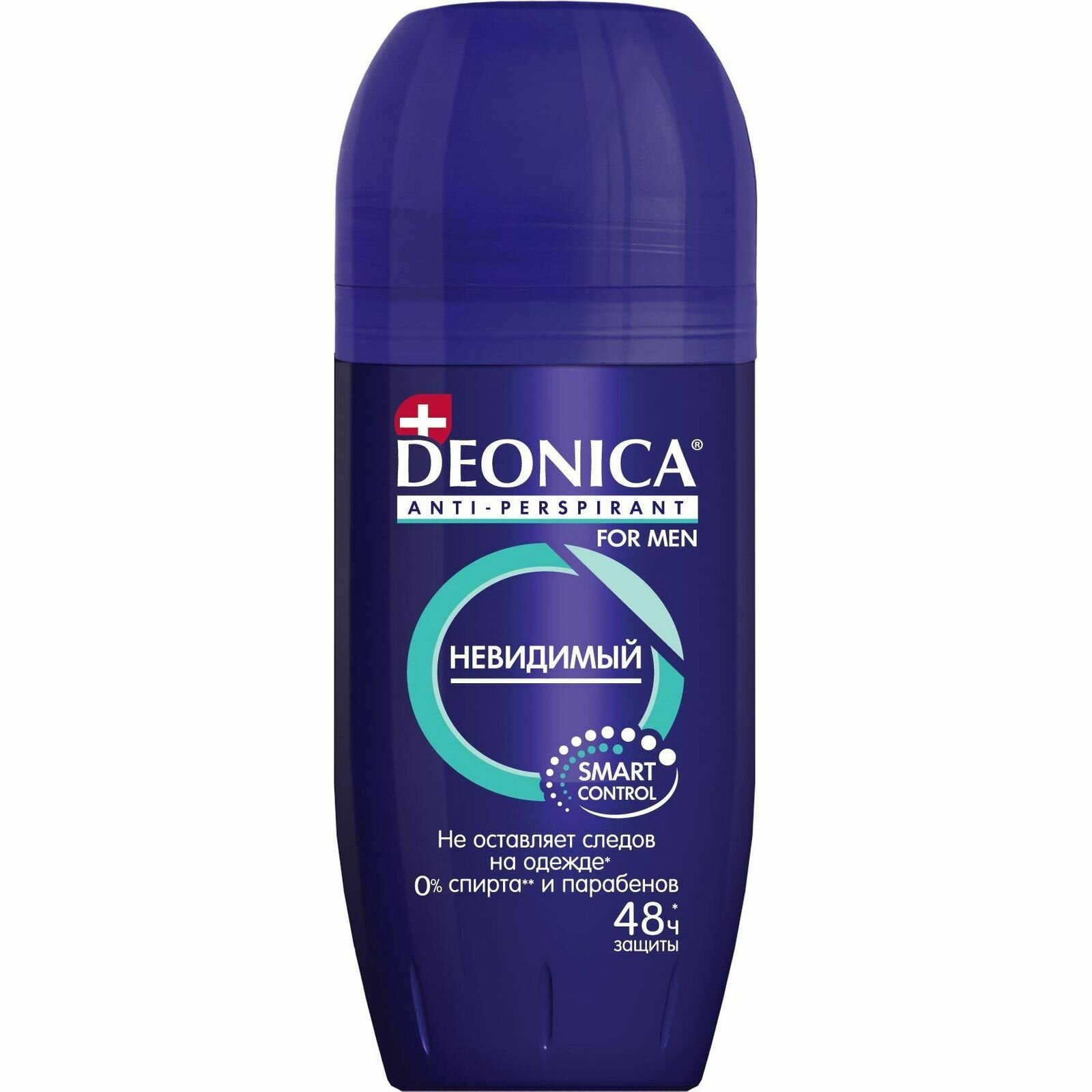 Антиперспирант Deonica Невидимый, для мужчин, ролик 50 мл, 4х4х10 см (4600104033407)