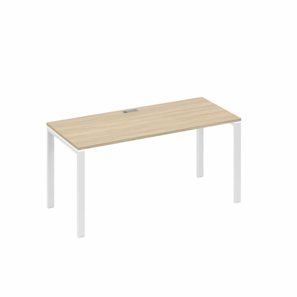 Стол письменный, офисный, компьютерный на металлокаркасе UNO 160*70*75