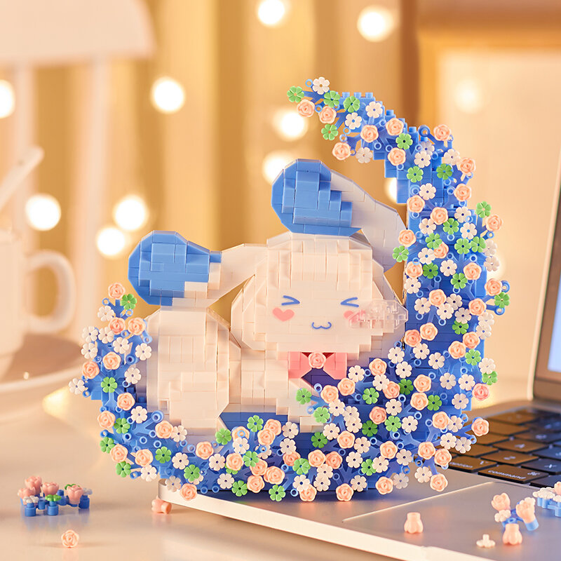 Конструктор 3D из миниблоков Balody Спящая Собачка на Луне, 1388 деталей - BA6916