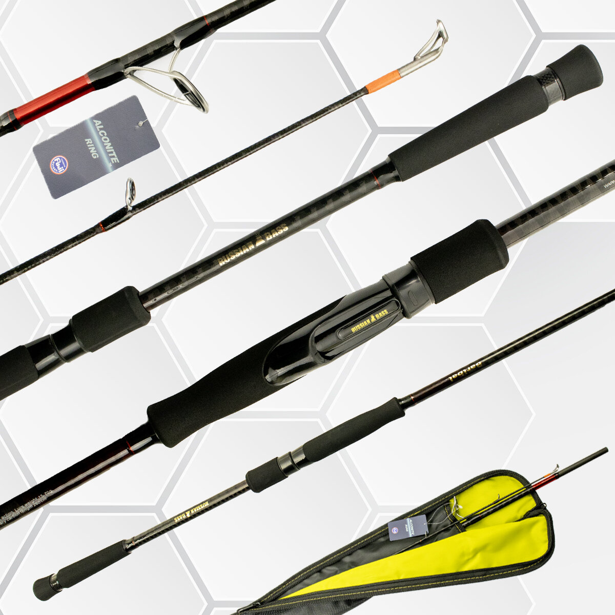 Спиннинг Baribal B872MH 15-70 гр, 260 см, для джига, на щуку, судака, для берега, удилище Baribal