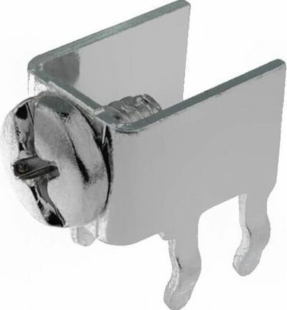 Наконечник KEYSTONE KEYS7692 зажим под винт, THT, зажим под винт, серебристый, 1 шт