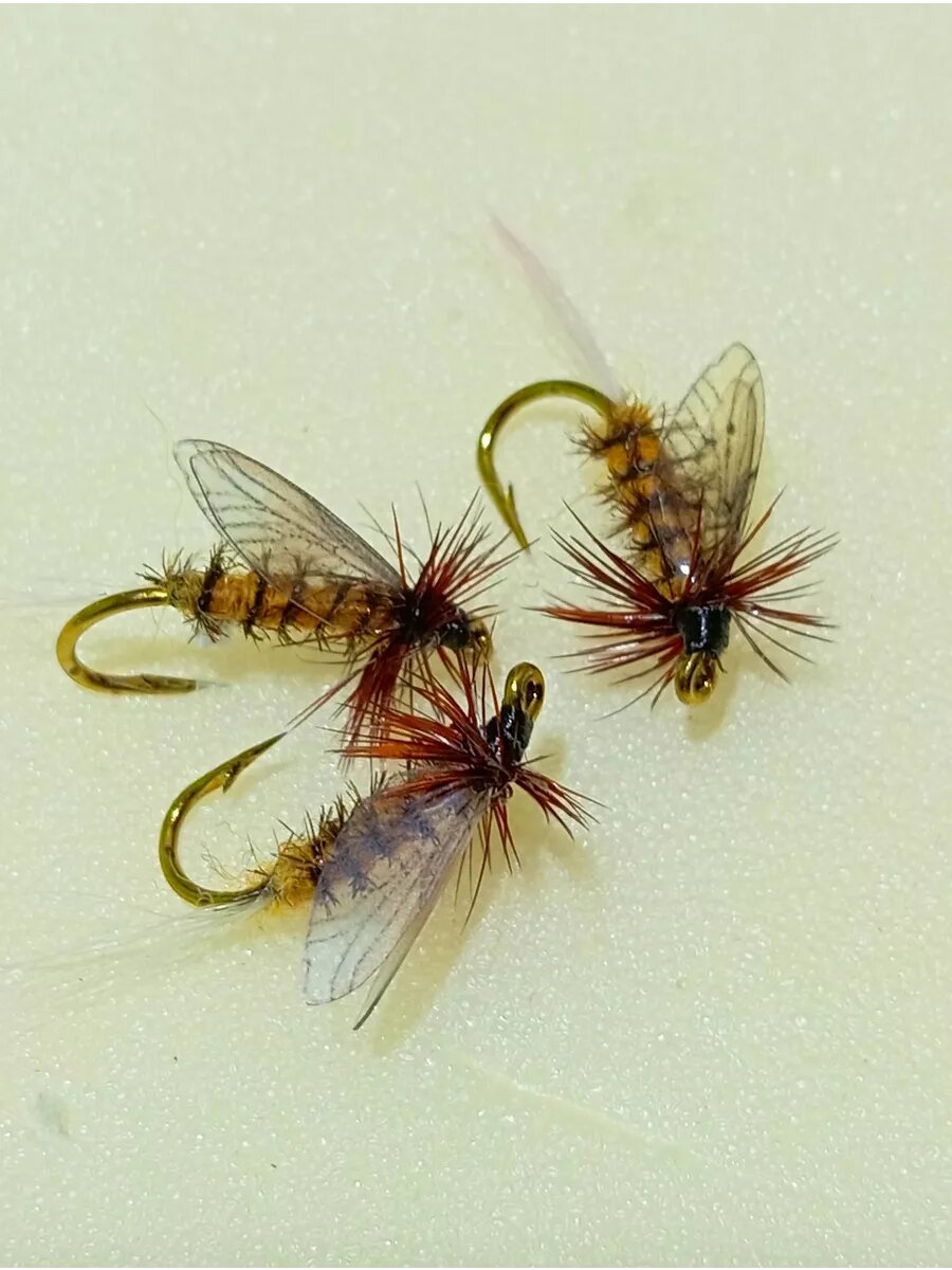 Мушка на хариуса 3 штуки