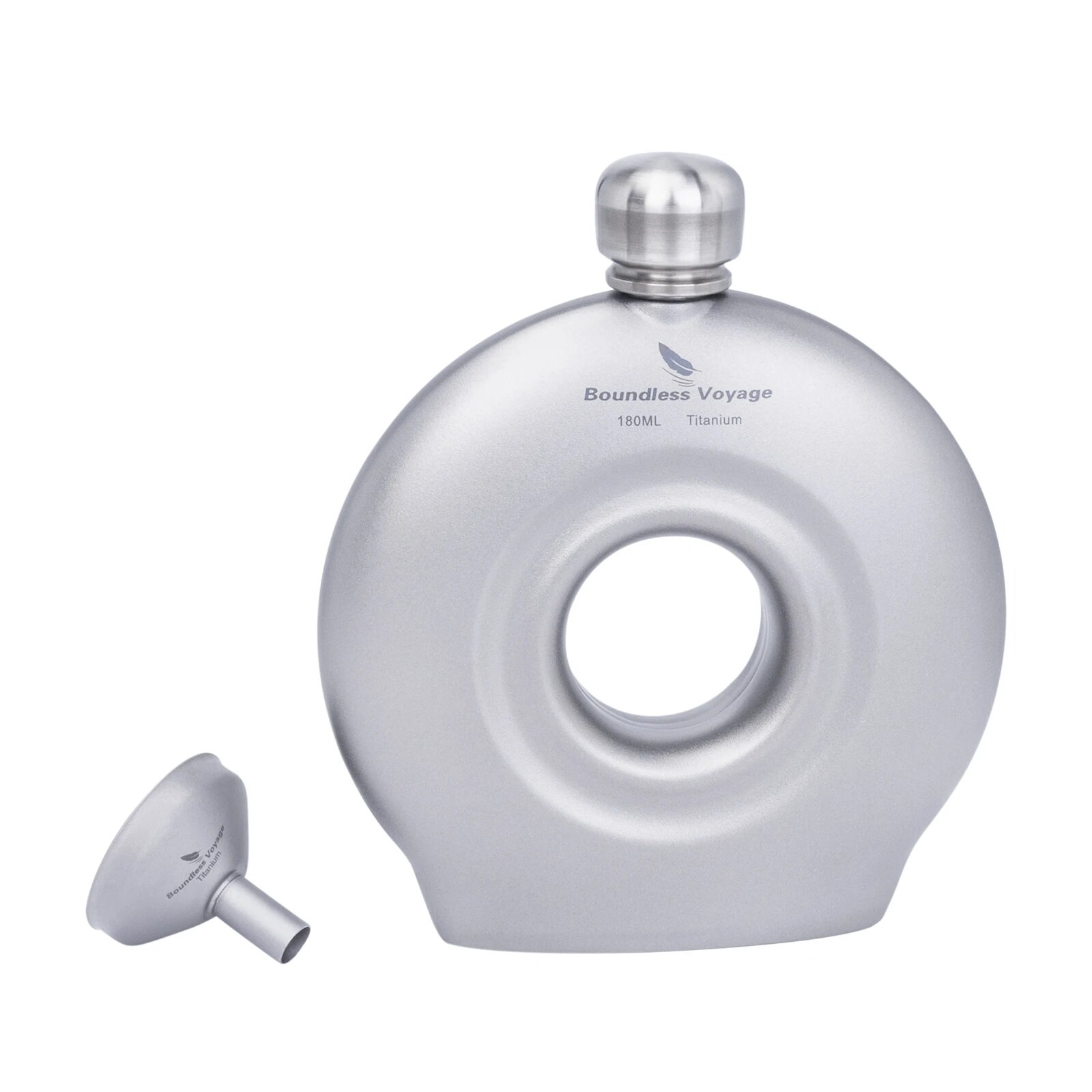 Титановая фляга Boundless Voyage 180 мл
