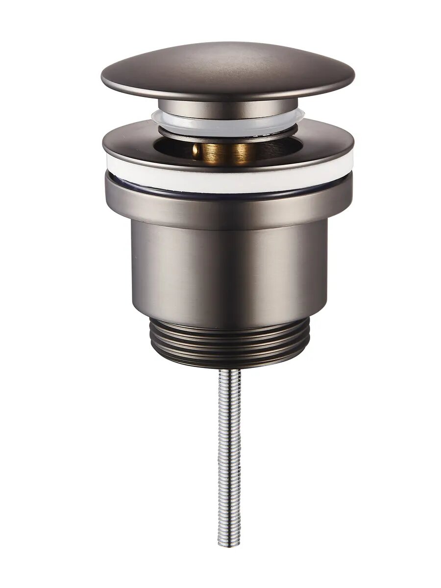 Донный клапан Raglo R600.01.09, автоматический, для раковины, графитового цвета