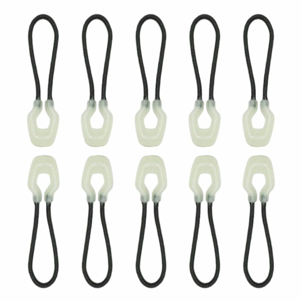 10 шт. Нейлоны долговечности застежки -молнии на открытом воздухе кольца палатки для кемпинга и туристических аксессуаров