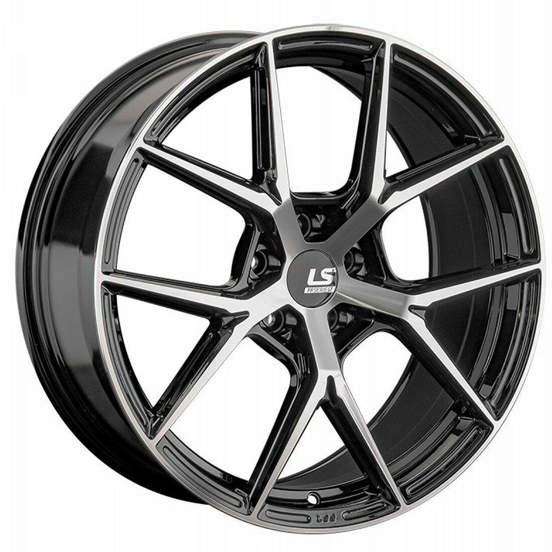 Колесный диск LS FlowForming RC78 8,5x19 5x108 ET30 65,1 BKF литой для автомобиля