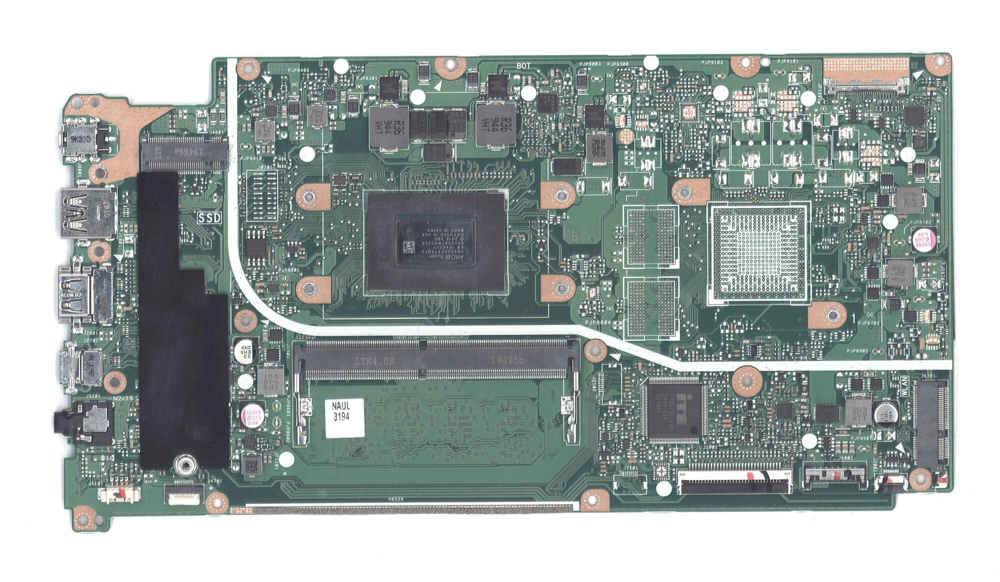 Материнская плата для ноутбука Asus X512DA R5-3500U 90NB0LZ0-R00100