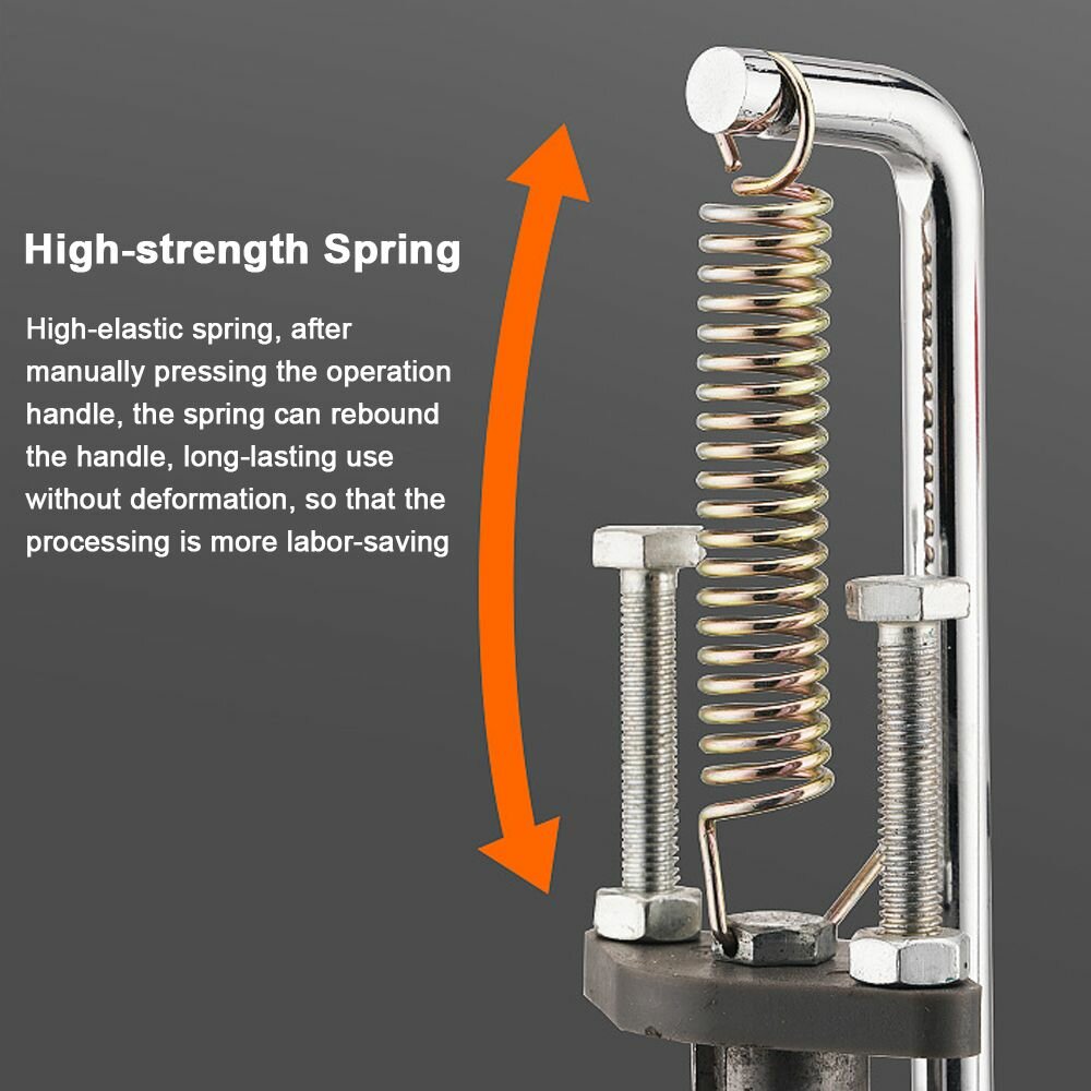 Небольшой ручной пресс-дырокол, пресс-дырокол для кожи, высекальный станок, дырокол для кожаных изделий своими руками, пробивка отверстий с патроном для сверла