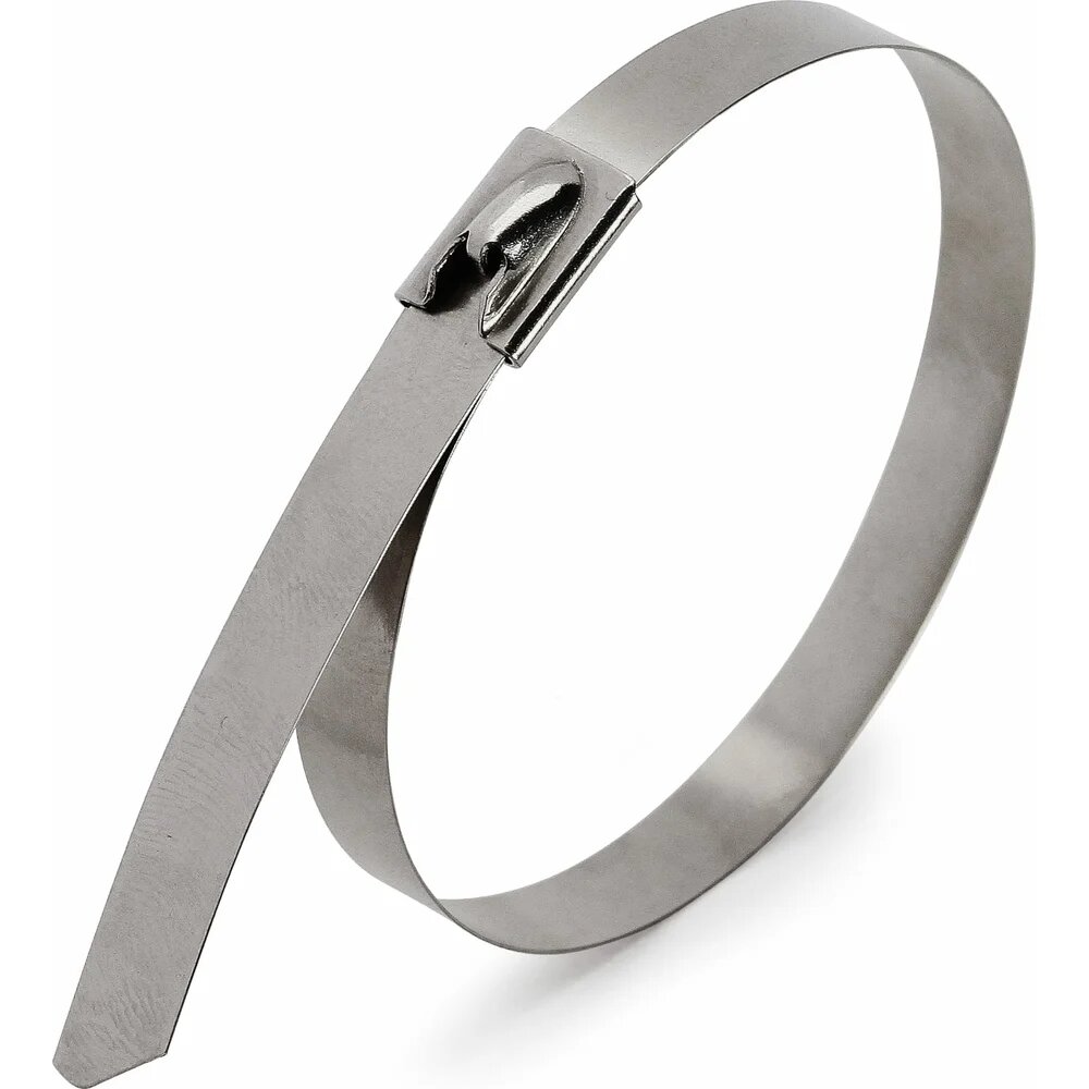 Хомут из нержавеющей стали 20шт AISI 304 8х600 мм DKC 27416 (стяжка стальная)