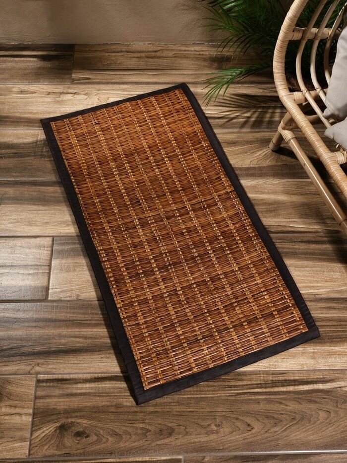 Коврик плетёный из ротанга, 100 50 0.7 см