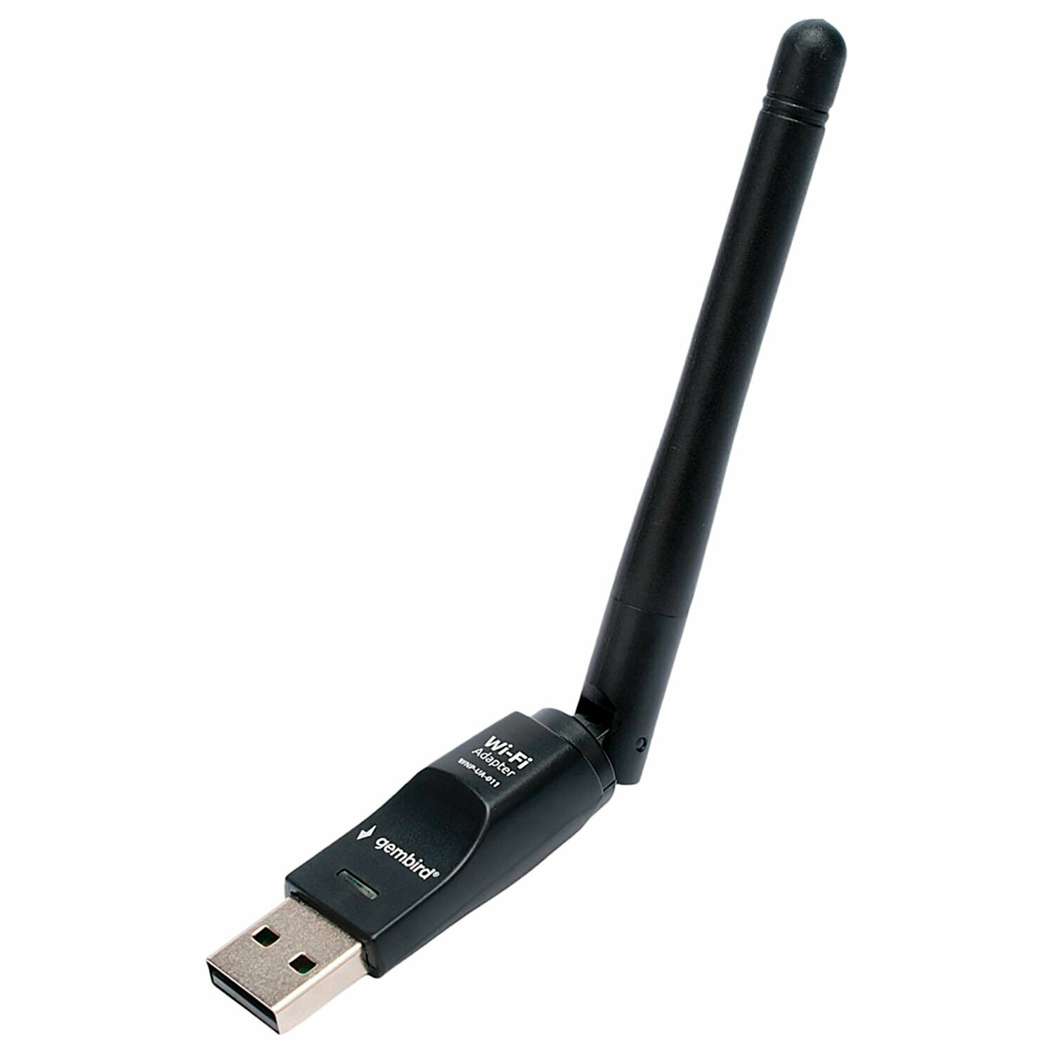 Сетевой адаптер Wi-Fi GEMBIRD 150 Мбит, с антенной, USB, 802.11b/g/n, MT7601, WNP-UA-011