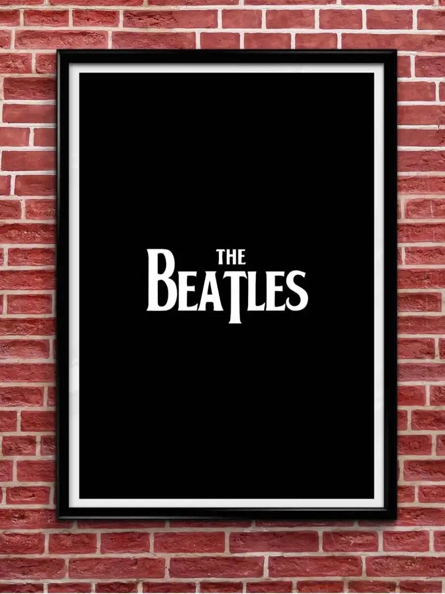 Плакат, Постер The Beatles, А3 (фотопанно, постер на стену)