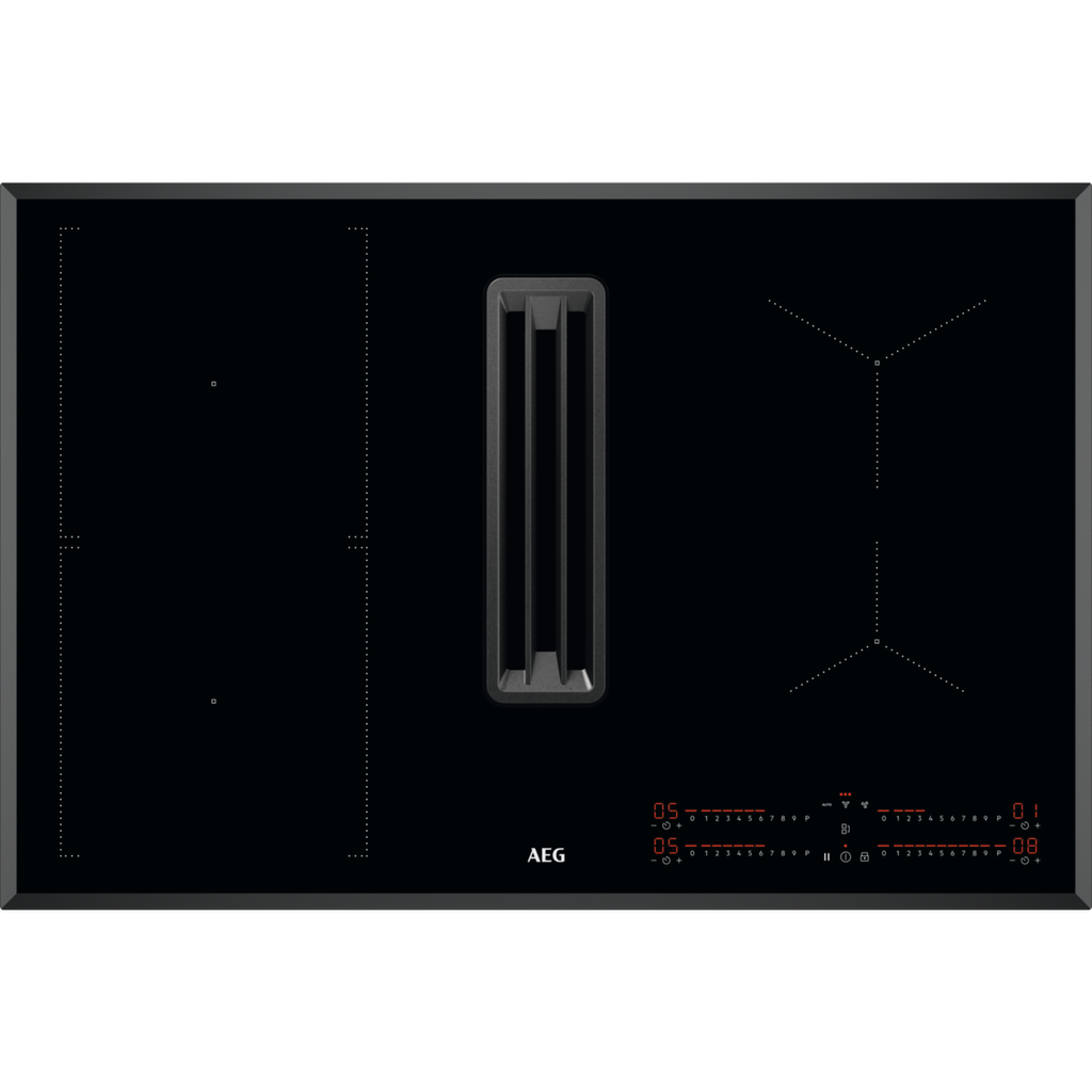Индукционная варочная поверхность AEG CCE84543FB , со встроенной вытяжкой