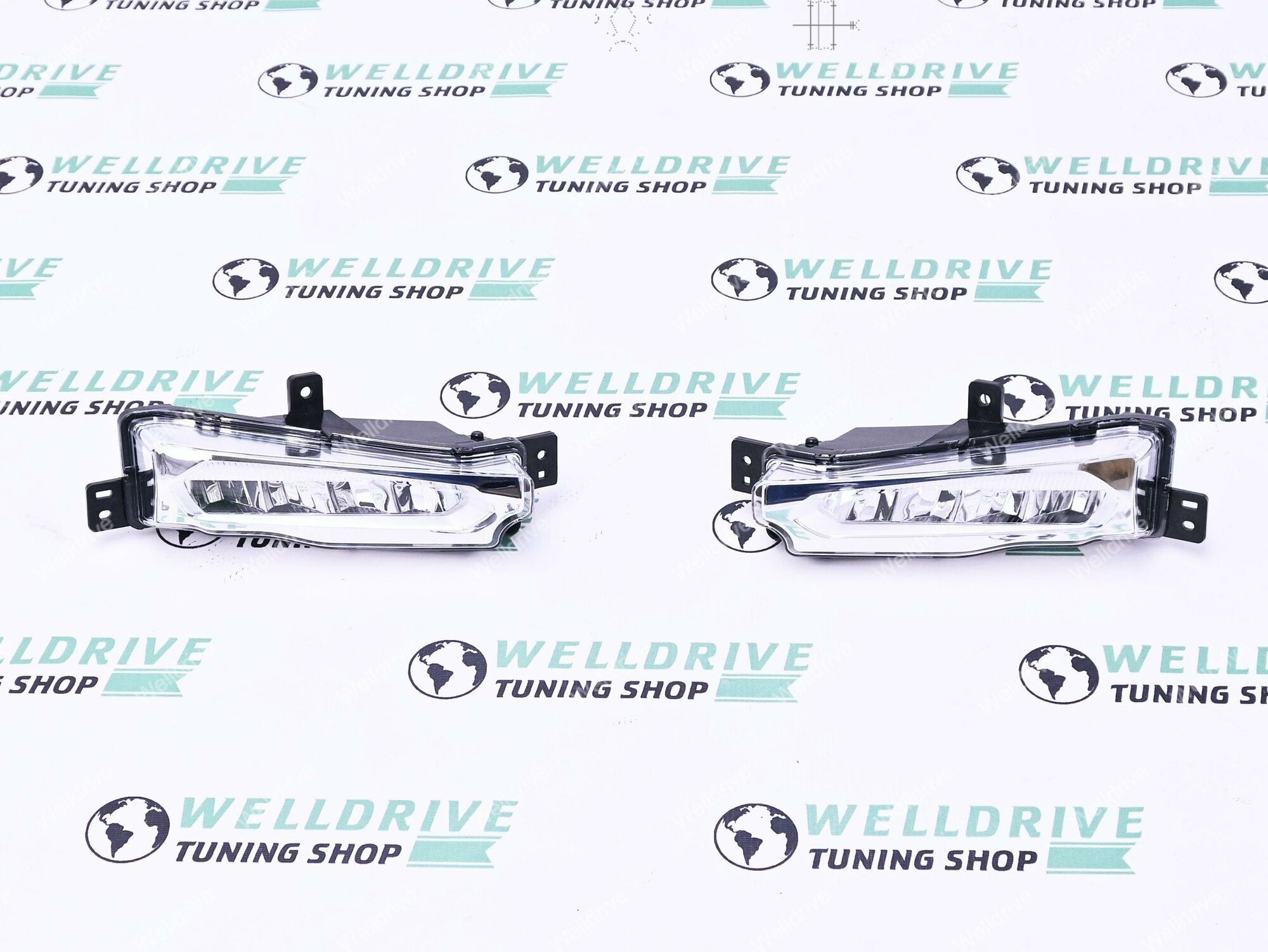 Дневные ходовые огни BMW X3 G01 X4 G02 дорестайлинг 17-22 хром LED