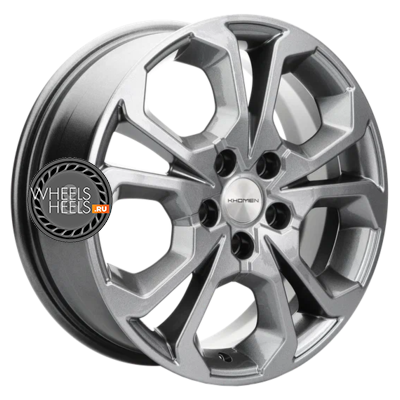 Диск автомобильный литой Khomen Wheels KHW1711 (Haval F7/F7x) 17x6.5 5x114.3 et40 dia64.1 Gray