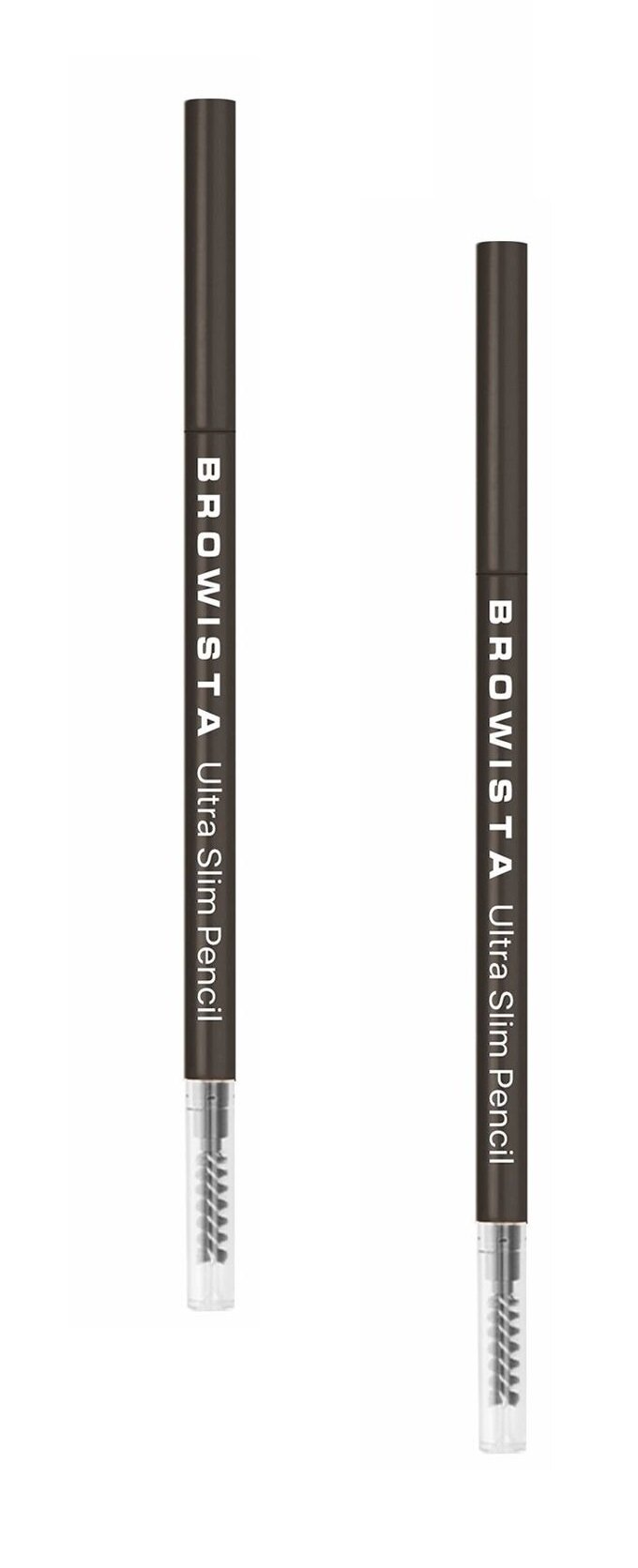 Карандаш для бровей BelorDesign Browista Ультратонкий тёмный, тон 205 , 2 шт