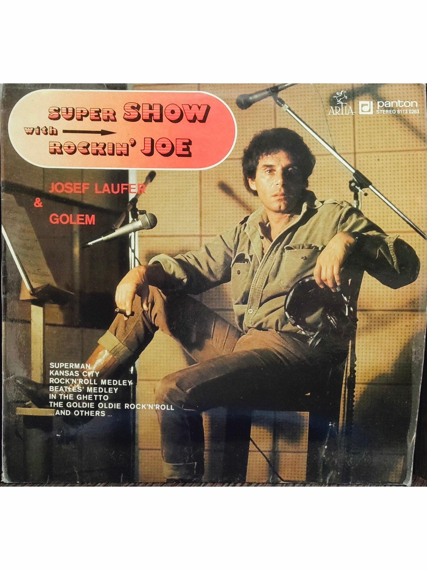 Josef Laufer виниловая пластинка Super Show With Rockin' Joe (Чехословакия 1982) NM