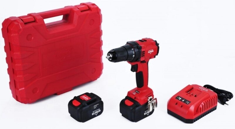 Шуруповерт аккумуляторный ELITECH ДА 12БЛ2 (Е2201.001.02)